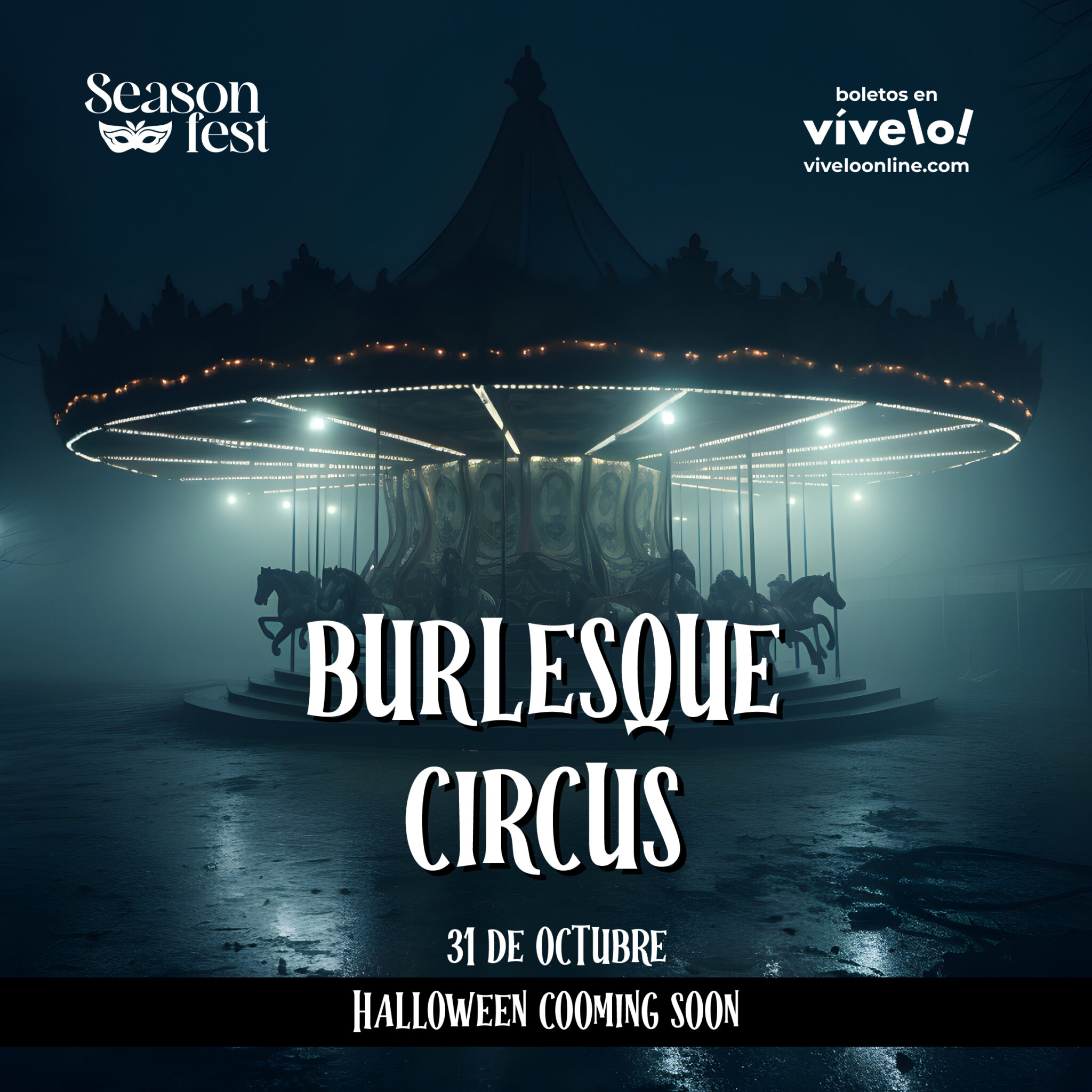 Season Fest: Burlesque Circus Halloween, una noche de espectáculo y ...